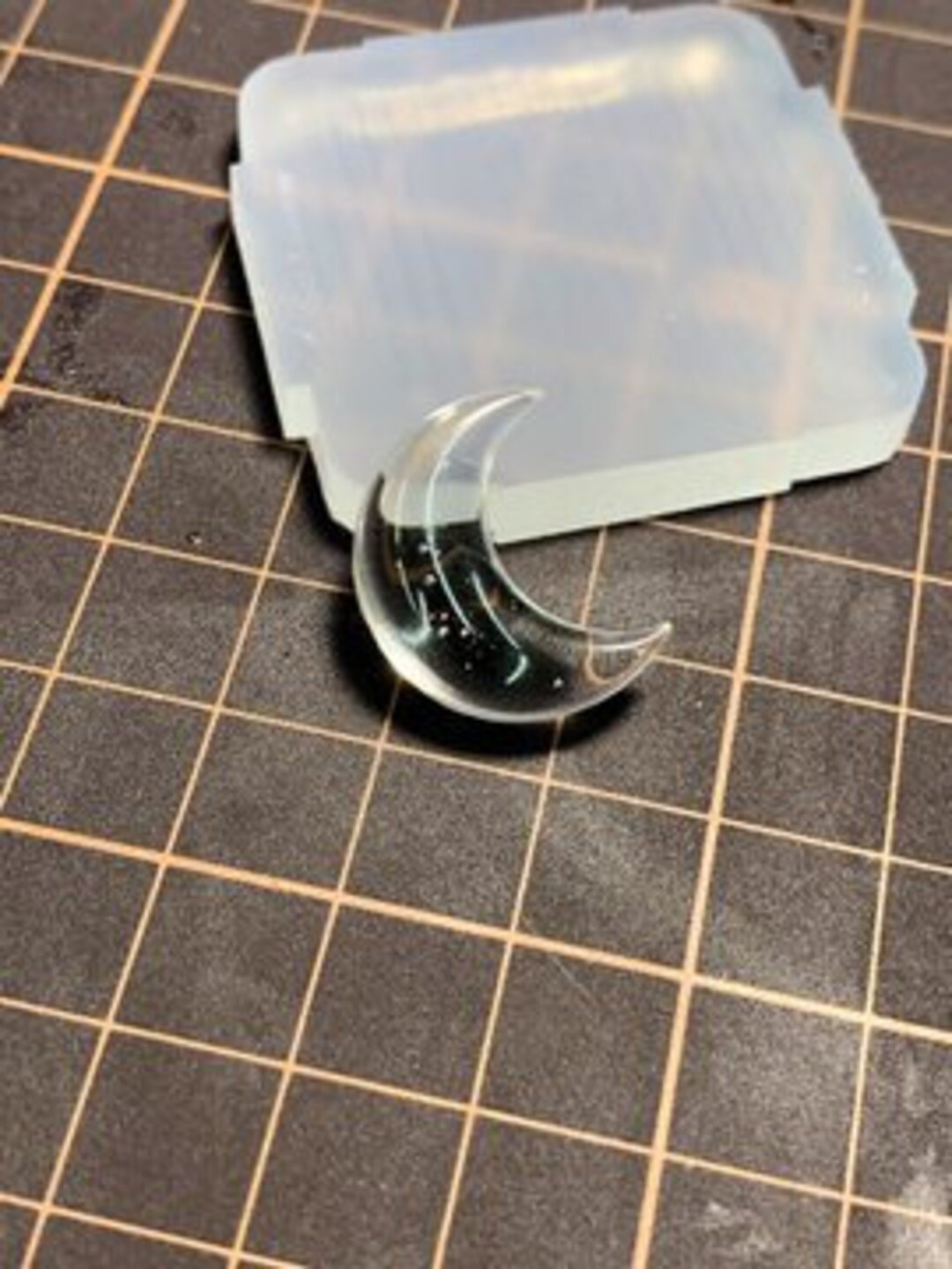 Silicone Mold, Crescent Moon Mold, Plump Crescent Mold, for UV Resin ...