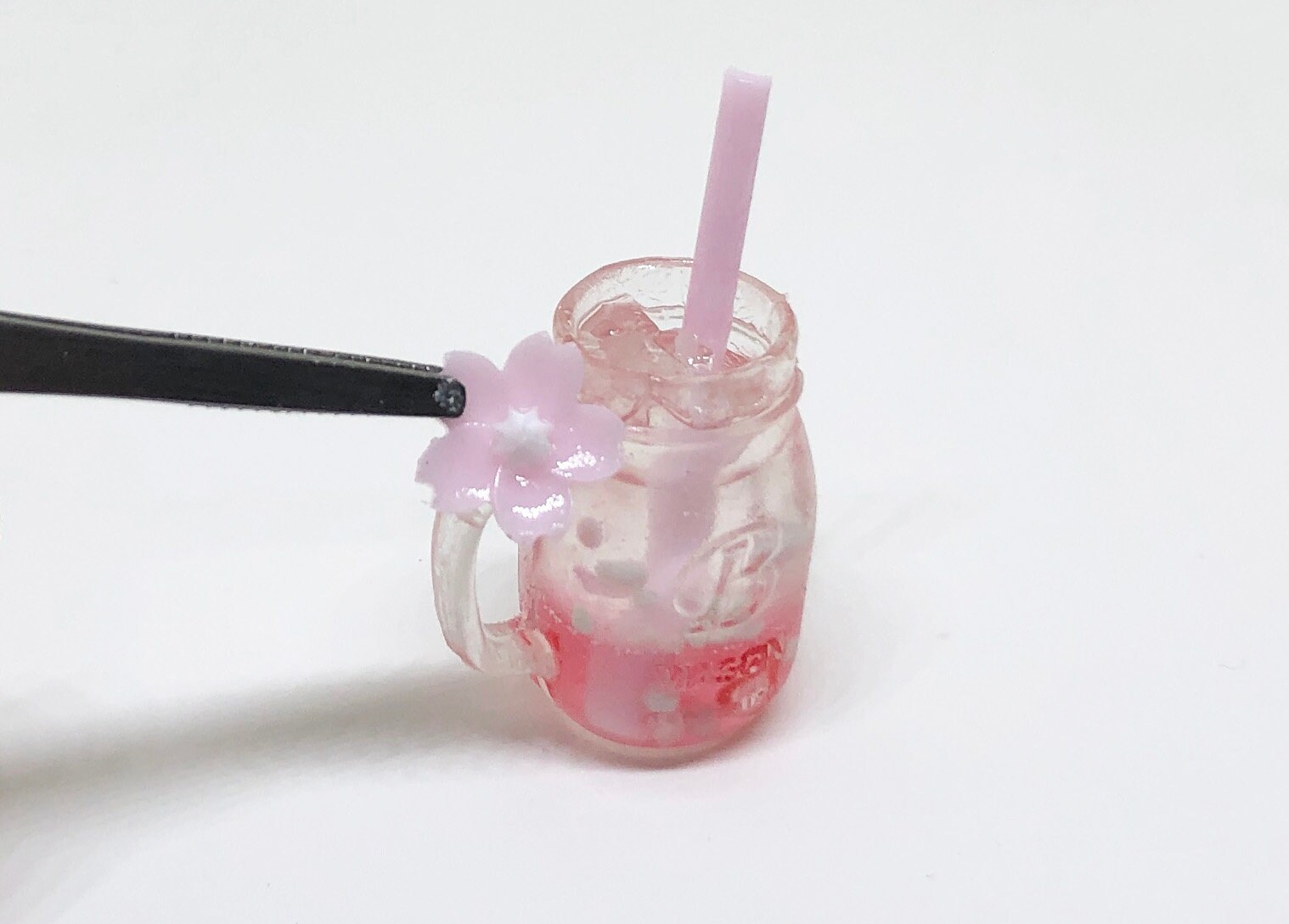 How to Make Miniature Sakura Drink in Mason Jar Instructions - Etsy