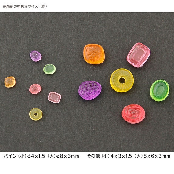 1 6 size 3D Miniature Candy Drops Authentic Made in Mold Dollhouse ...
