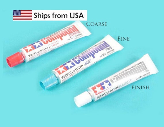 Set of 3 of 22ml TAMIYA Compound Polishing Finish Paste for - Etsy