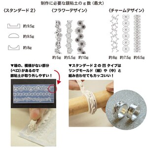 Silicone Mold Silver Ring Mold for Silver Clay, Star Ring Mold, Clover ...