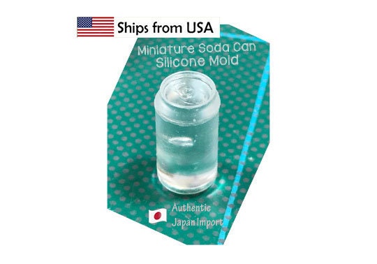 Silicone Mold, Miniature Soda Drink Can Mold, Canned Drink Silicone ...