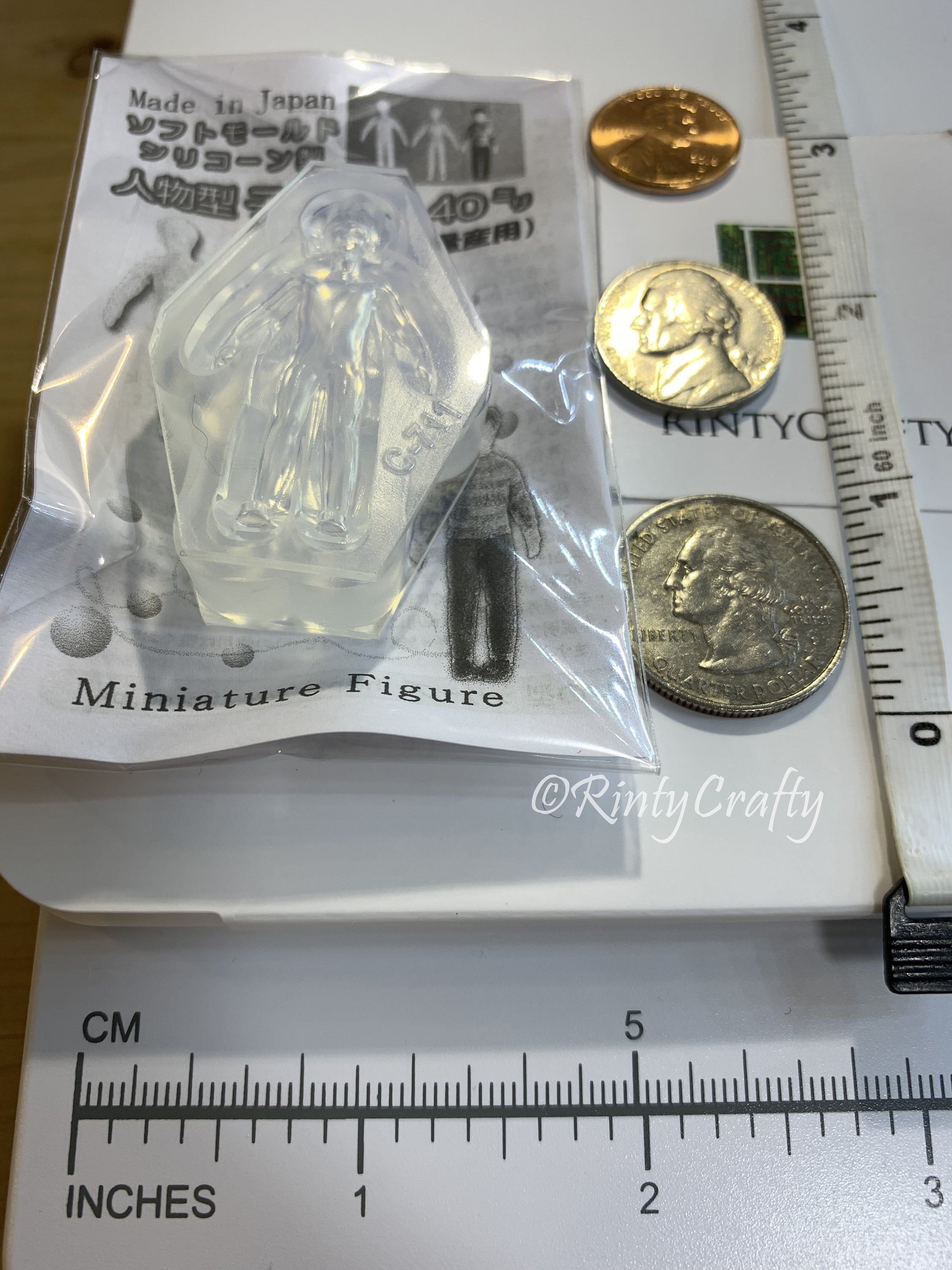 Silicone Mold, 1/28 Scale Miniature Human Mold, Miniature Child Figure ...