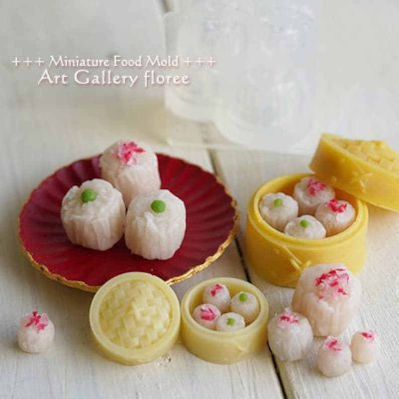 Dim Sum Mold Series (siew Mai, Steamed Bun, Manju) Silicone Molds for ...