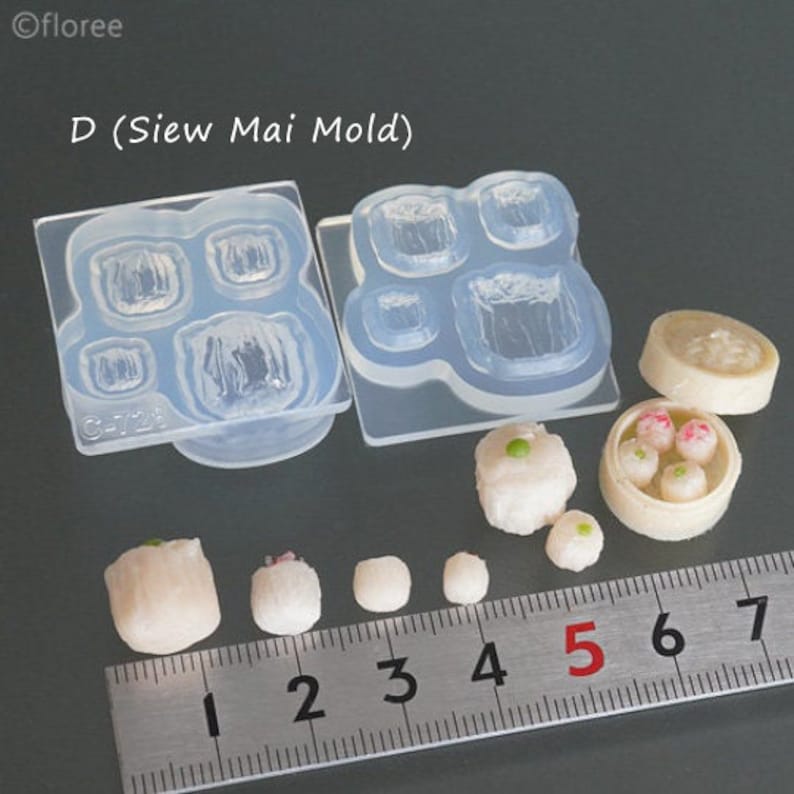 Dim Sum Mold Series (siew Mai, Steamed Bun, Manju) Silicone Molds for ...