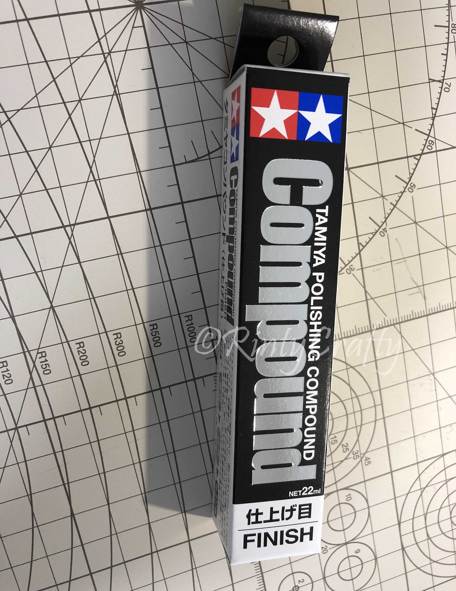 Set of 3 of 22ml TAMIYA Compound Polishing Finish Paste for Plastic ...