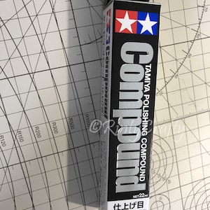 Set of 3 of 22ml TAMIYA Compound Polishing Finish Paste for Plastic ...