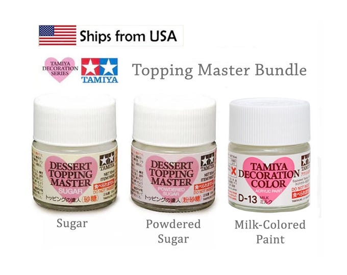 SET of 3 Tamiya Decoration Series Topping Master Bundle Sugar ...