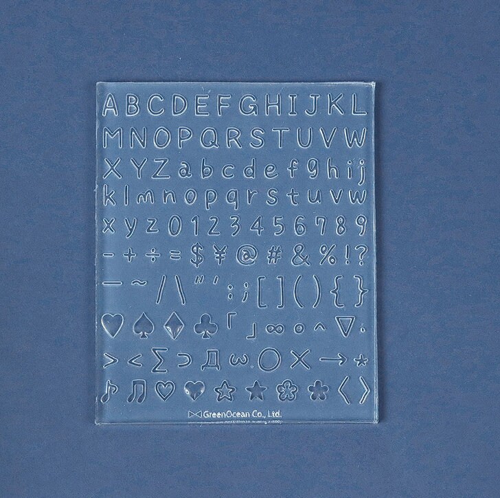 All-in-one Mini Alphabet Mold, Capital Letters + Small Letters Molds ...