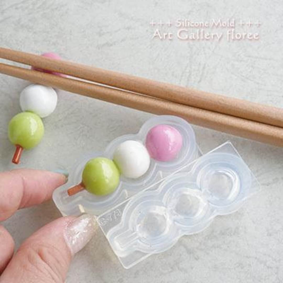 Silicone Mold, Dango Mochi Chopsticks Holder Mold, Original Floree Mold ...