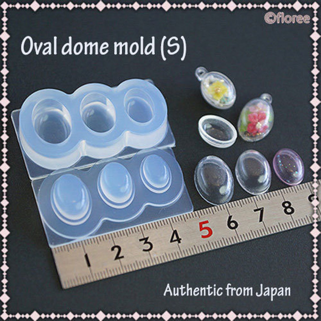 Holle ovale koepelvorm van siliconen (S), harsschudder, Floree Japan ...