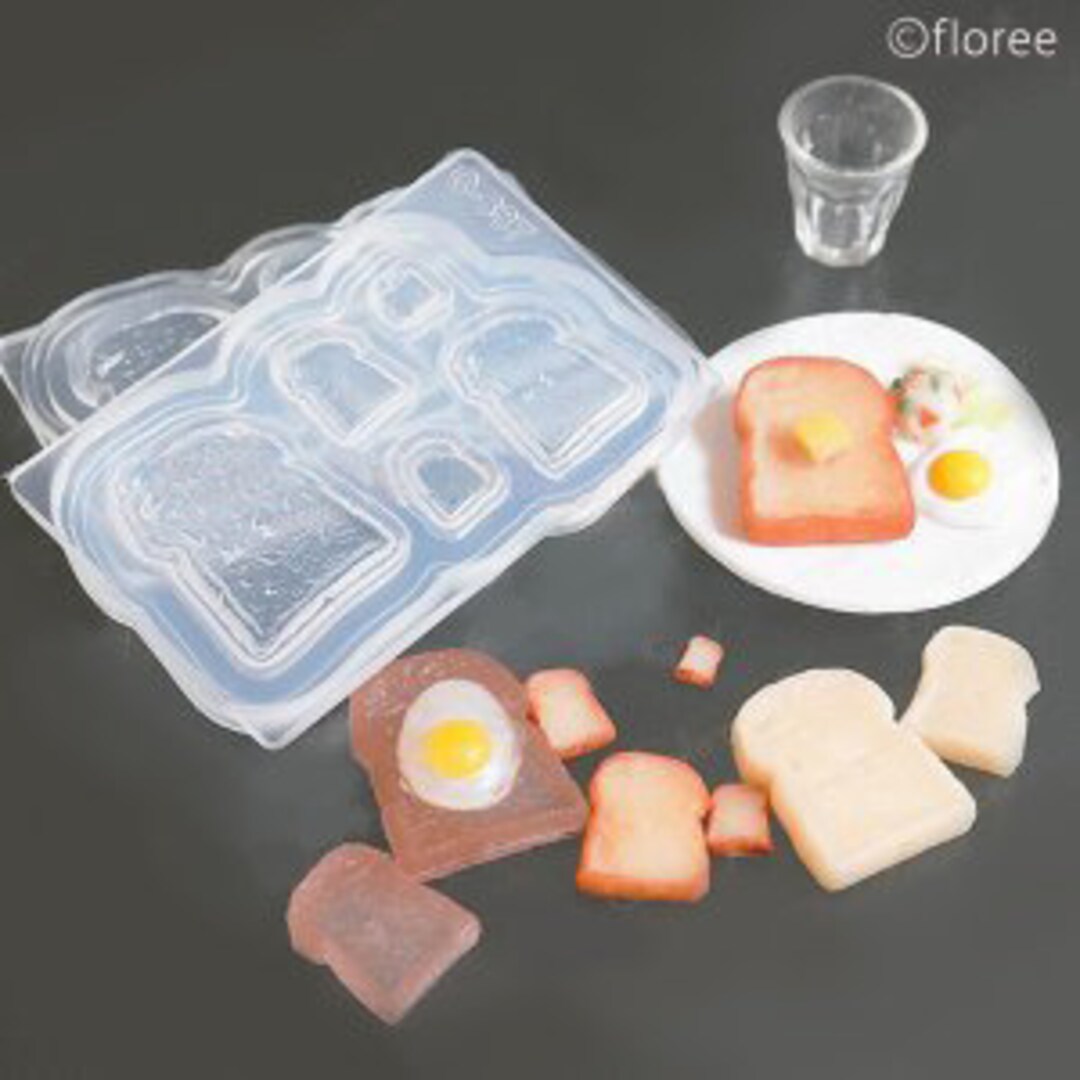 Silicone Mold Bread Mold Toast Mold Bread Slice Mold Floree Fake Food ...