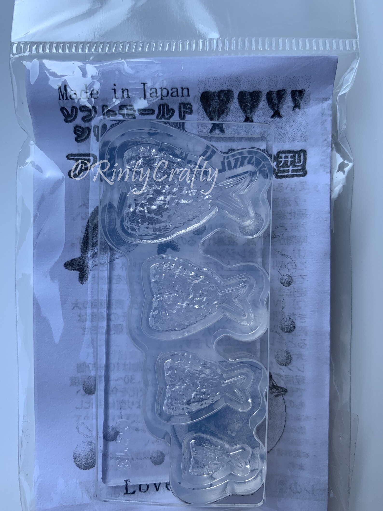 Silicone Mold Deep Fried Fish Mold Aji Fry Mold Ebi Mold for Dollhouse ...