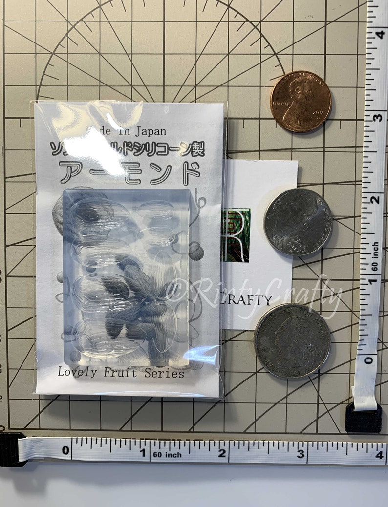 Silicone Mold Almond Mold Almond Nuts Mold Clay Almonds - Etsy