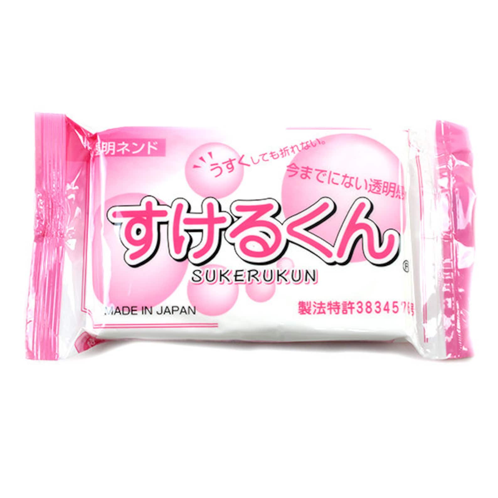 Japan SUKERUKUN Transparent Clay Japanese Air Dry Polymer Clay (200g ...
