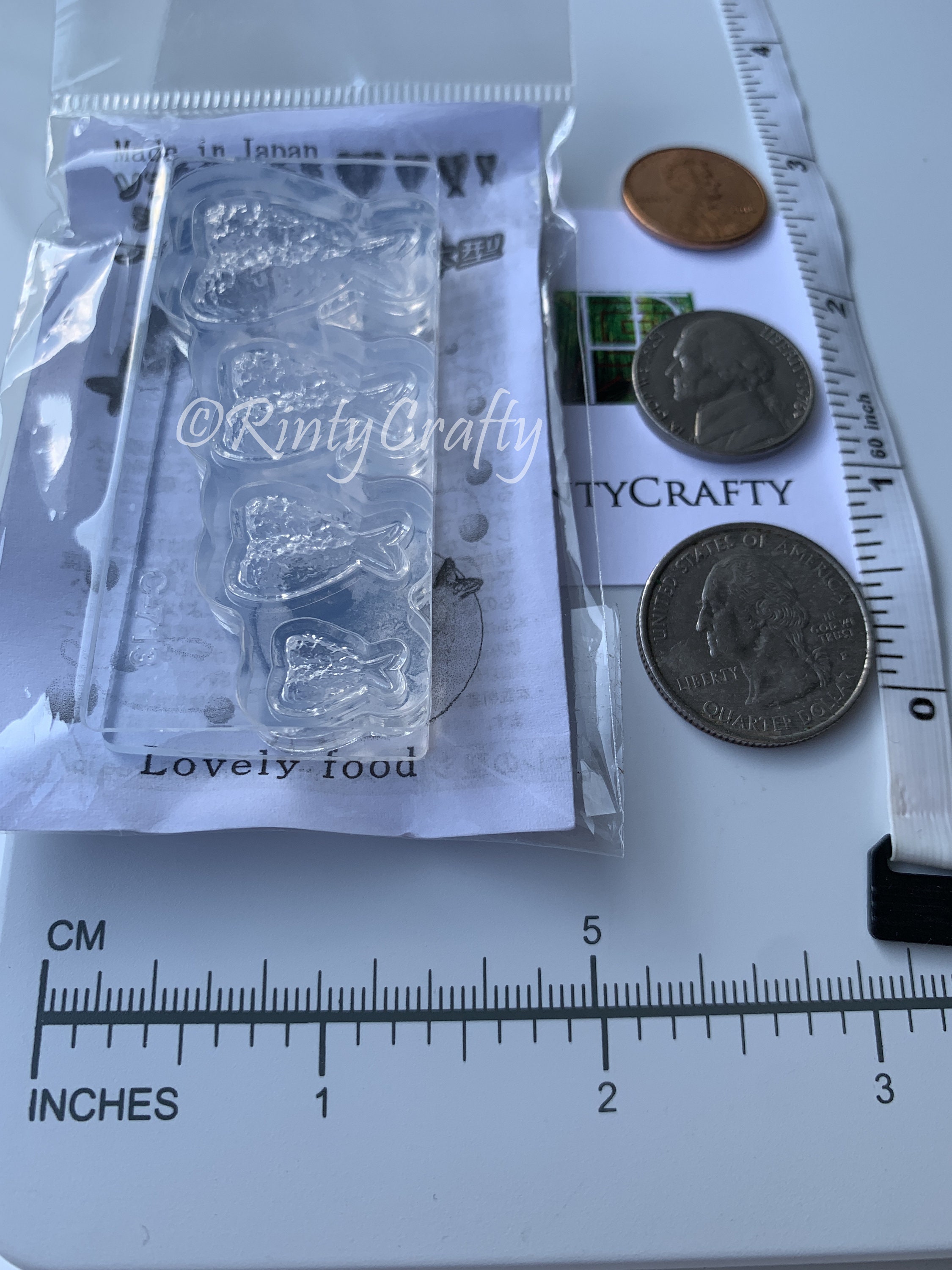 Silicone Mold Deep Fried Fish Mold Aji Fry Mold Ebi Mold for - Etsy