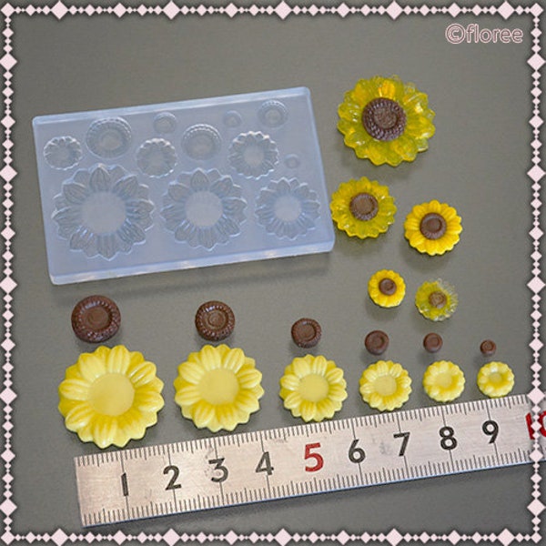 Resin Sunflower Molds - Etsy