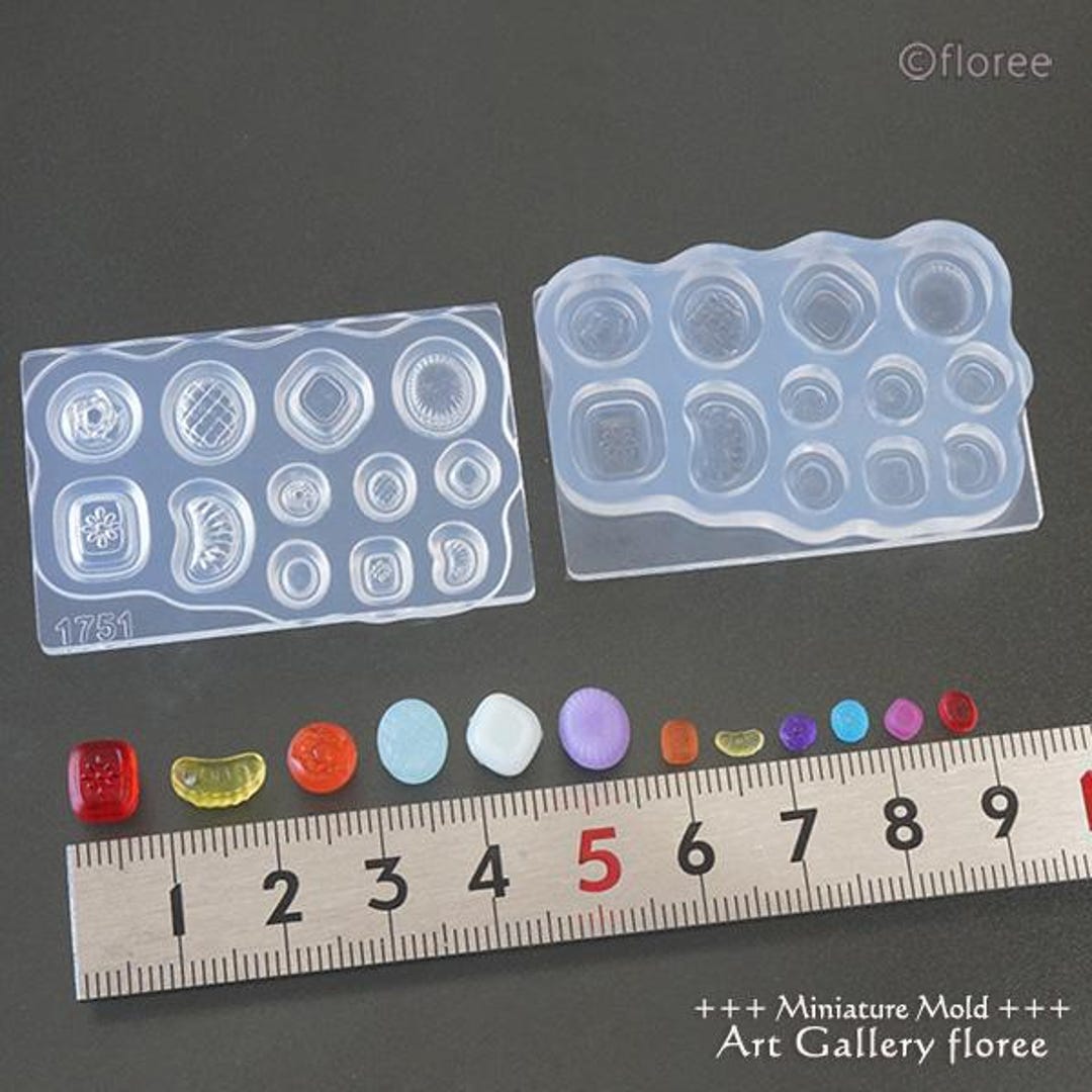 Silicone 3D Mold, Miniature Drops Candy Mold, Made in Japan for UV ...