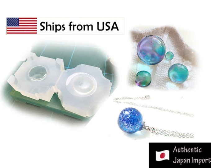 Silicone 3D Mold, 3D Round Ball Mold, Round Sphere Mold, 2 Part Mold to ...