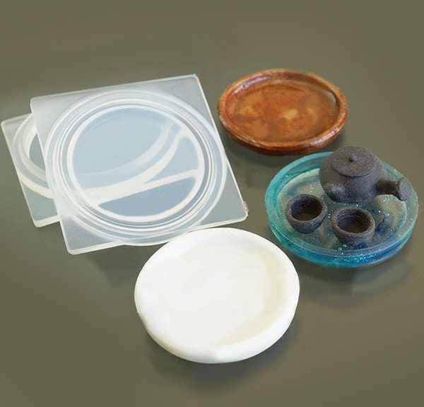 Silicone Mold 3D Japanese Traditional Round Tea Tray Only | Etsy