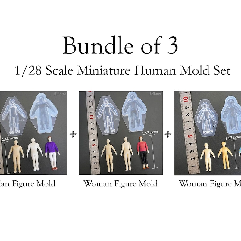 Miniature Doll Mold - Etsy UK