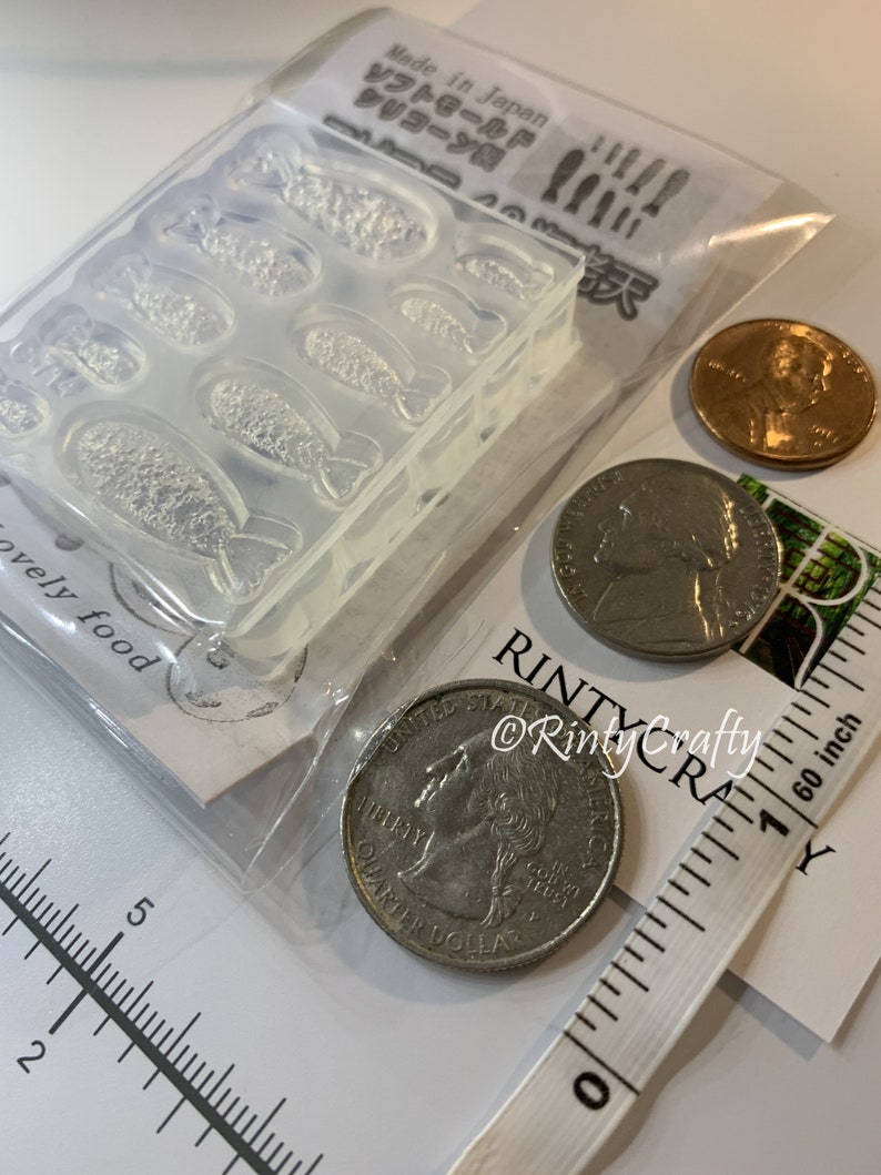 Silicone Mold Deep Fried Prawn Mold Ebi Fry Mold Miniature - Etsy