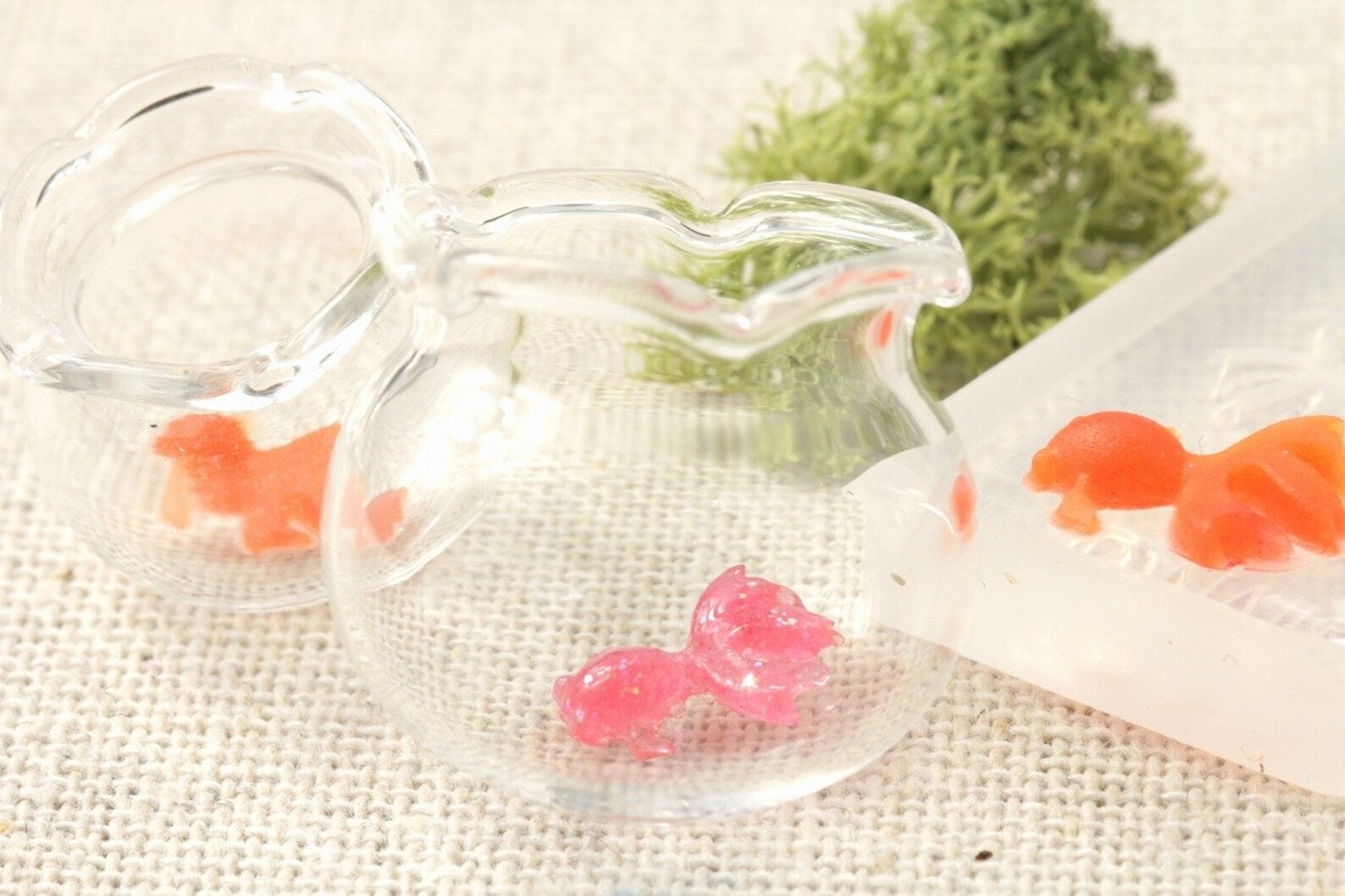 Silicone Mold Goldfish Mold Miniature Goldfish Mold Set With - Etsy