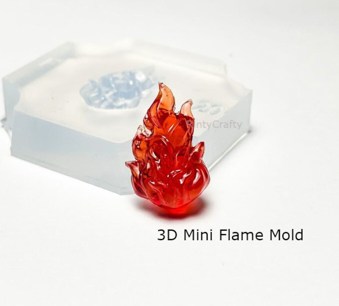 Silicone Mold 3D Mini Flame Mold bonfire Mold / Burning - Etsy