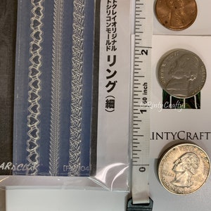 Silicone Mold, Silver Ring Mold for Silver Clay, Heart Ring Mold ...