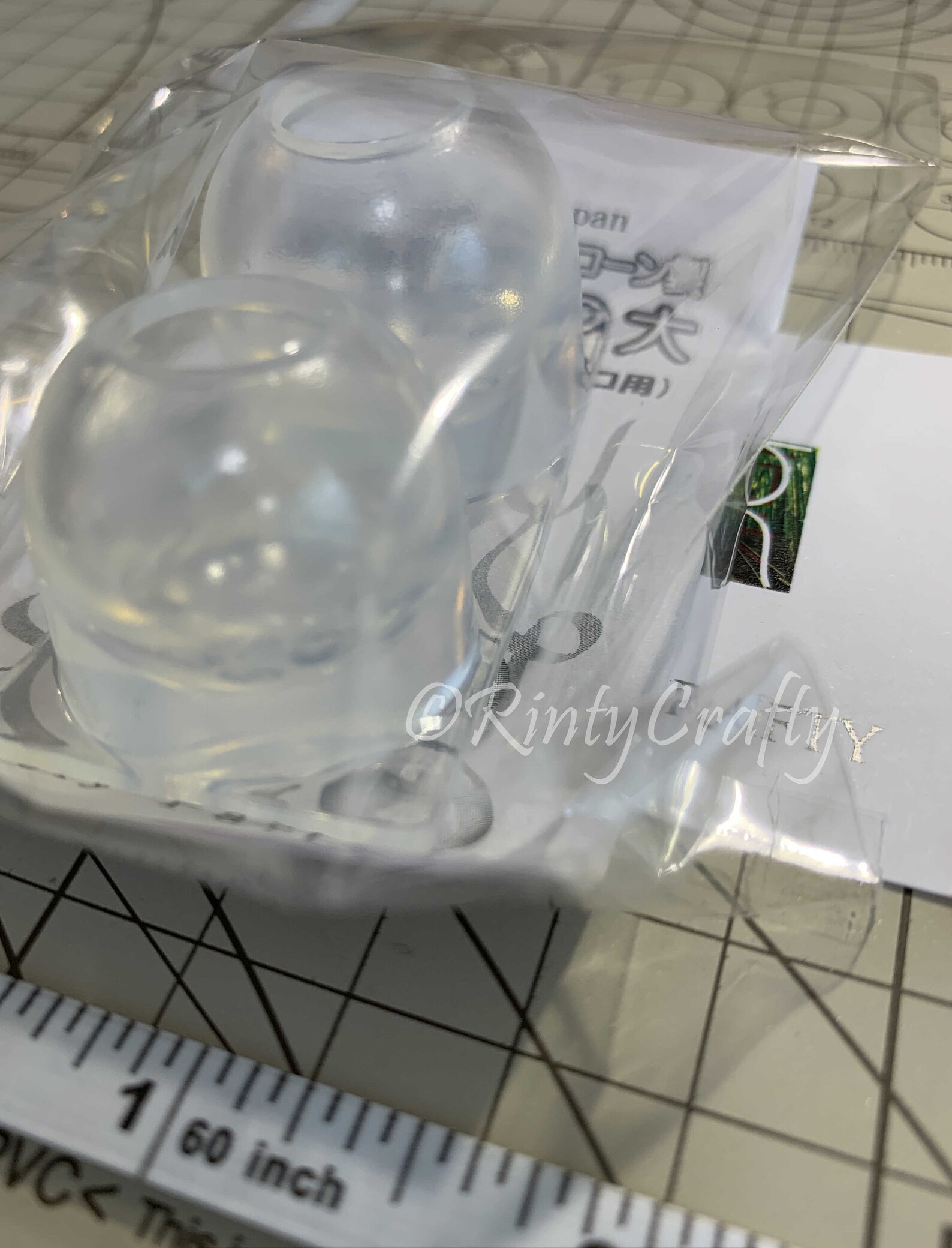 Silicone Mold 3D Round Ball (L) Mold, Round Sphere Mold, Lovely Parts ...
