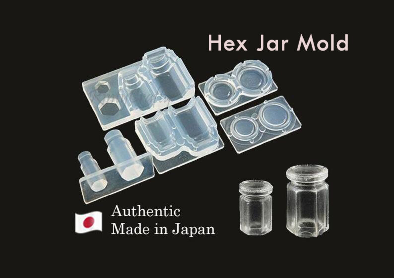 Miniature Transparent Jar Mold Collection 3 Designs | Etsy