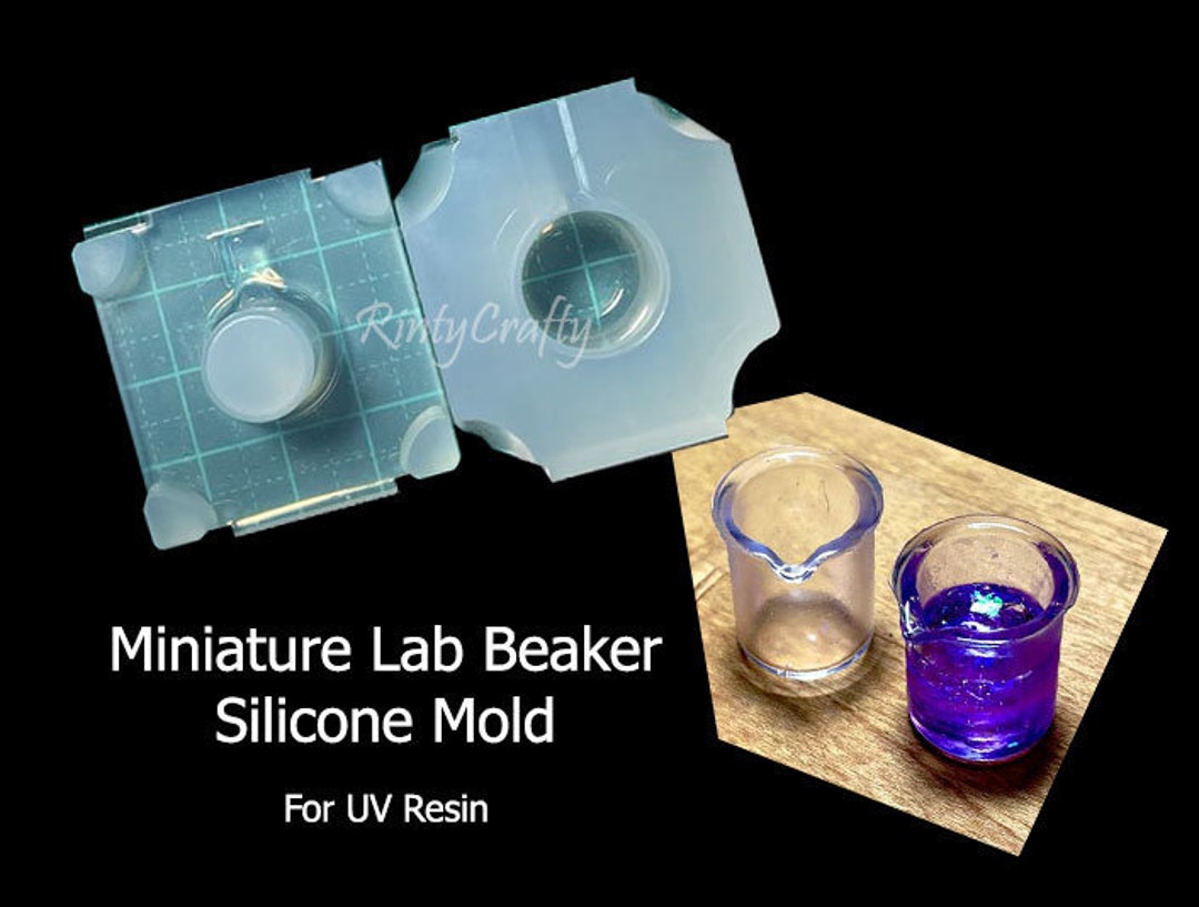 Silicone Mold, Mini Beaker Mold, Miniature Science Lab Chemistry Beaker ...