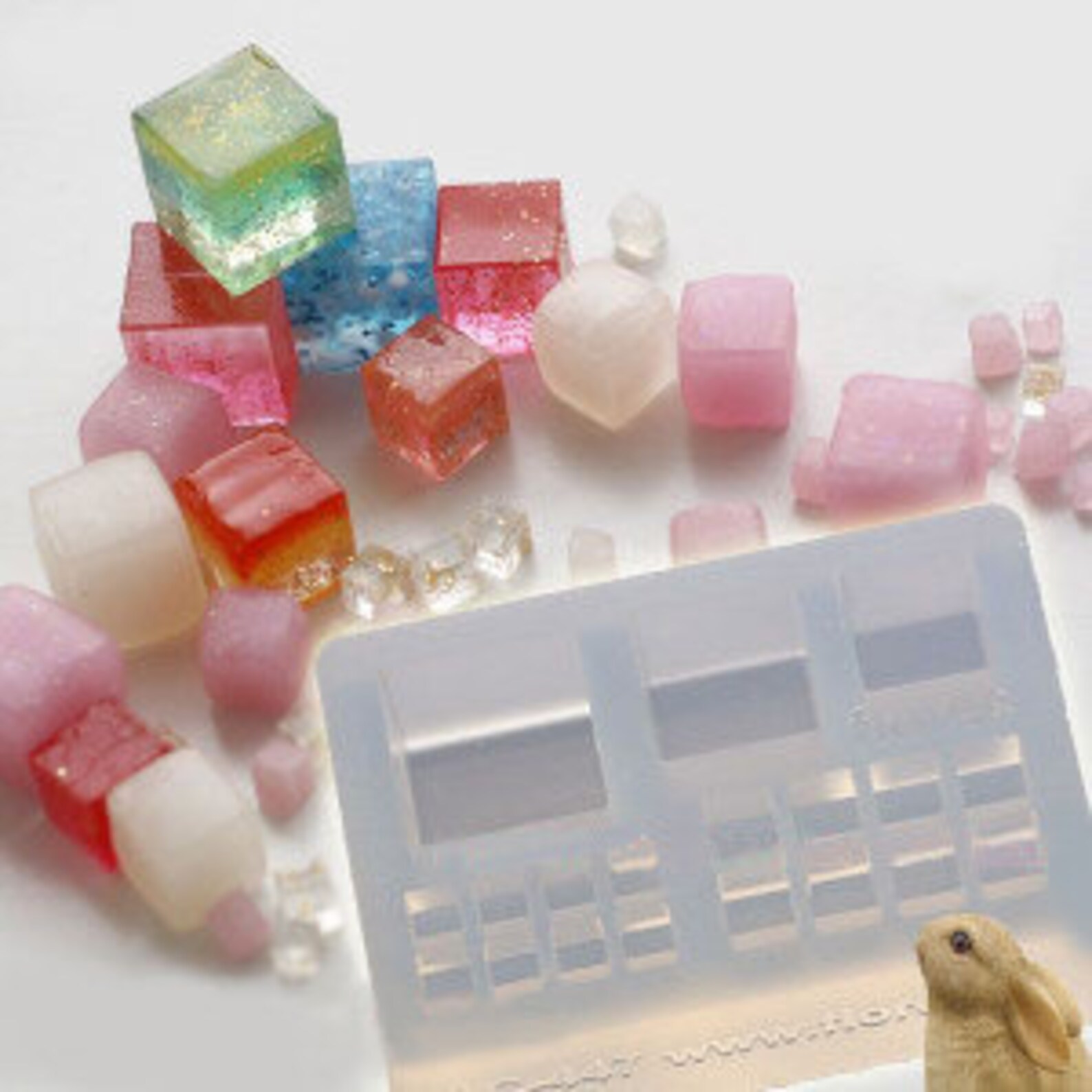 Silicone Mold Cube Soft Mold Squares for UV Resin Lovely | Etsy