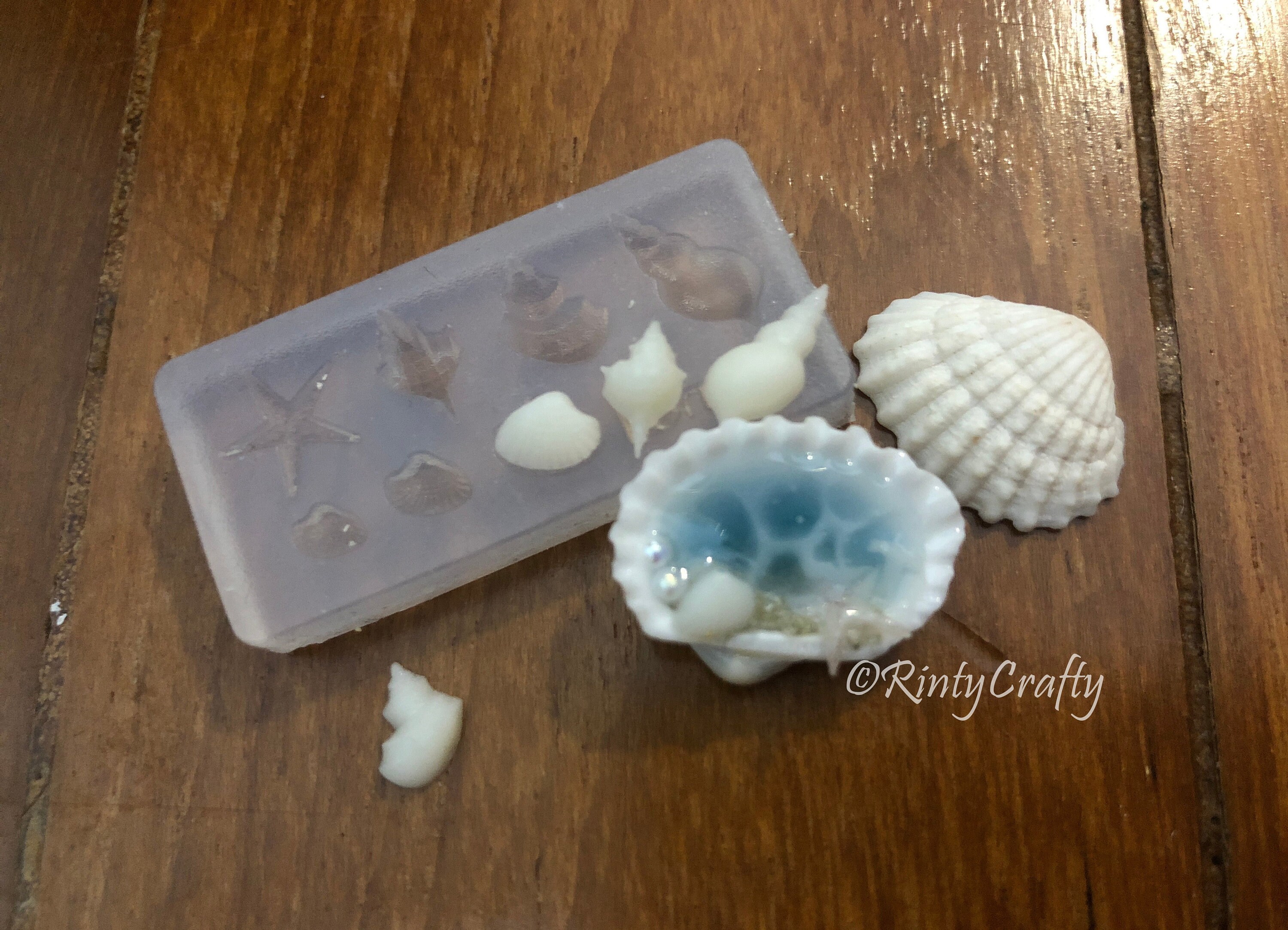 Silicone Mold Sea Shells Mold Miniature Sea Shells Mold Clam - Etsy