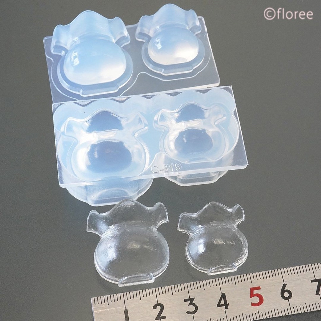 Silicone Mold, Miniature Goldfish Bowl Mold, Fish Tank Mold, Fishbowl ...