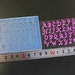 Silicone Mold, Alphabet Mold, CURSIVE Type Soft Mold for Polymer Clay ...