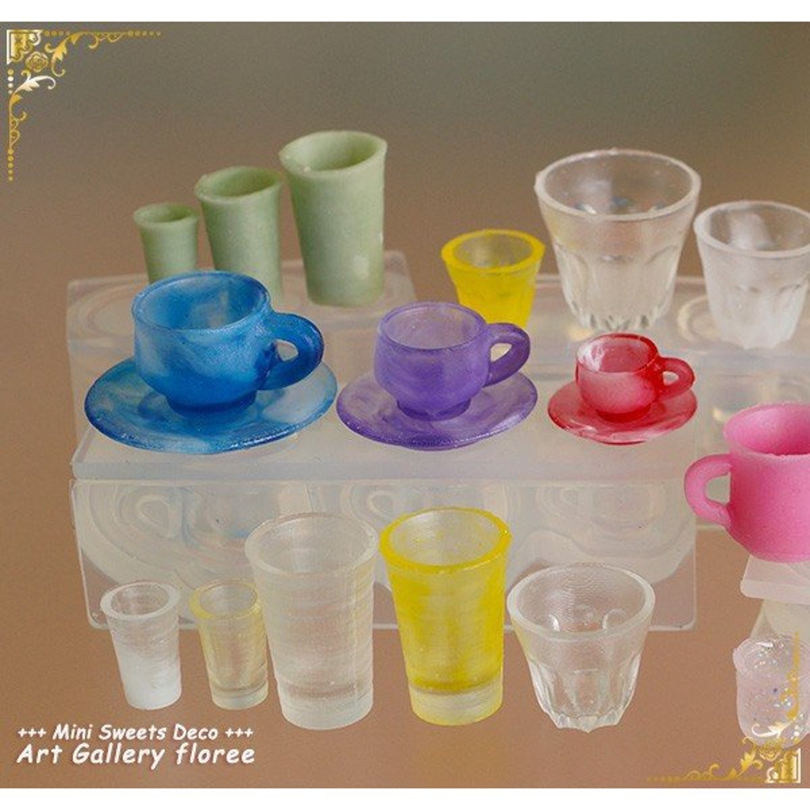 Silicone Mold Coffee Cup Mold Teacup Mold 3 Sizes High - Etsy India