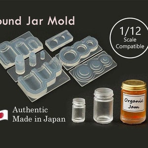Miniature Transparent Jar Mold Collection (3 Designs), Miniature ...