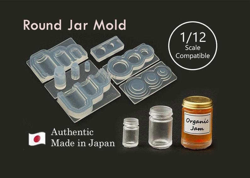 Miniature Transparent Jar Mold Collection 3 Designs | Etsy