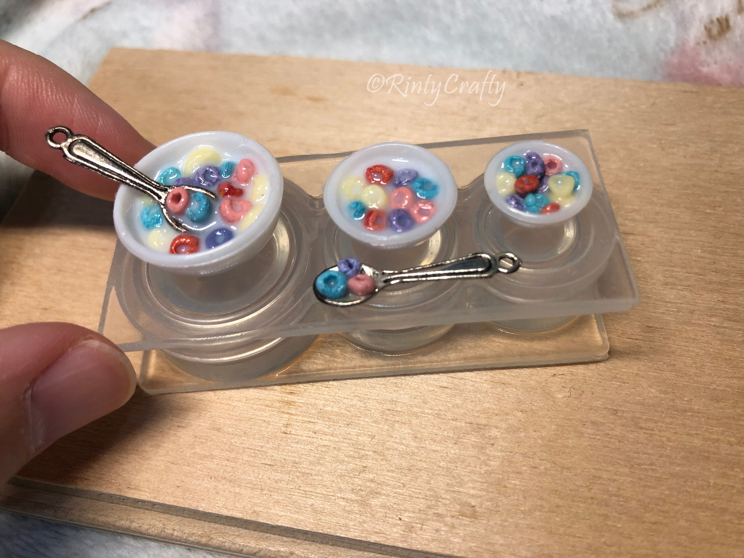 Silicone Mold Set Cereal in Milk Breakfast Round Bowl Mold - Etsy Canada