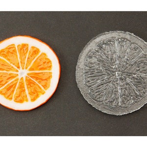 Silicone Resin Mold, Orange Slice Mold L Size, From Nisshin Associates ...