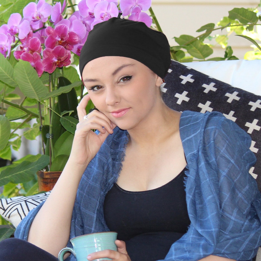 Serena Cotton Sleep Cap for Chemo Headwear - Etsy