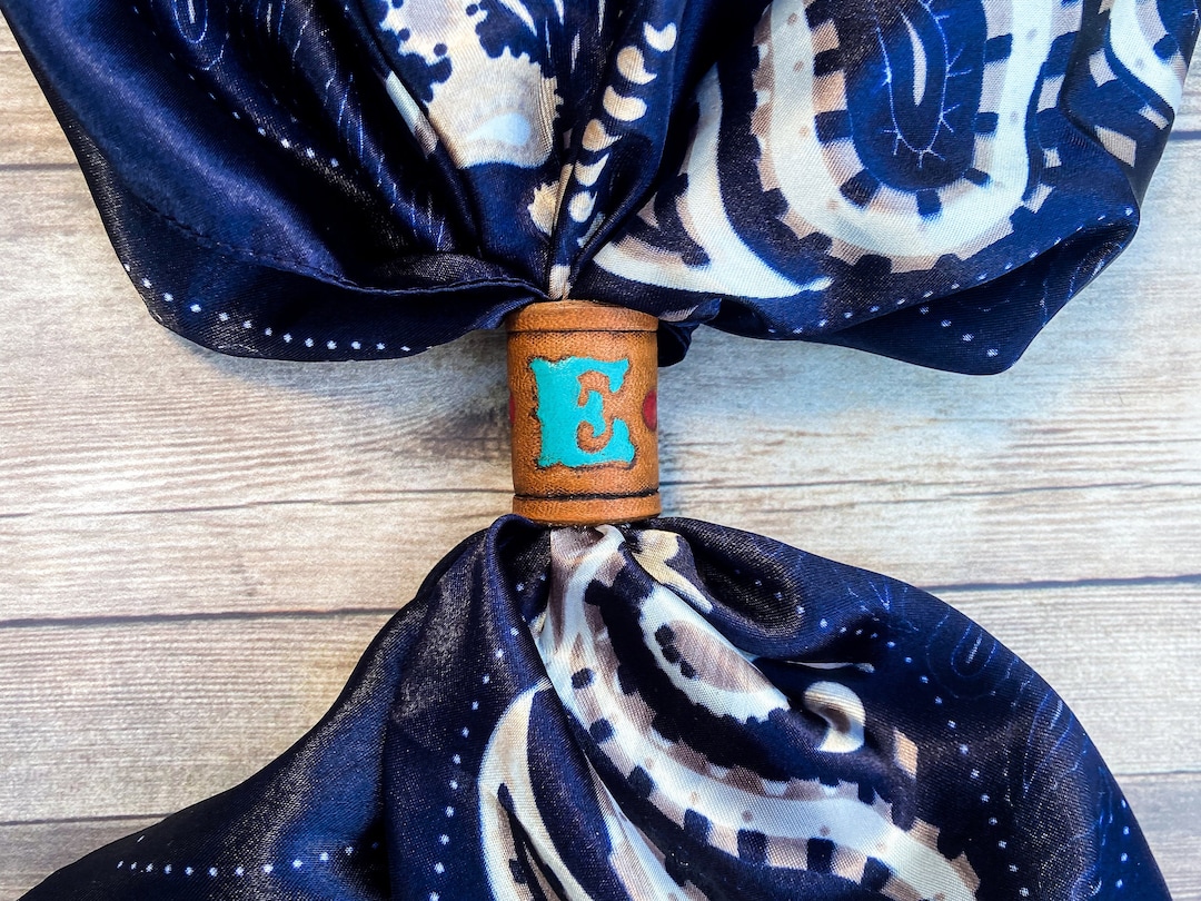 Personalized Wild Rag Slide for Western Style Silk Scarf - Western ...