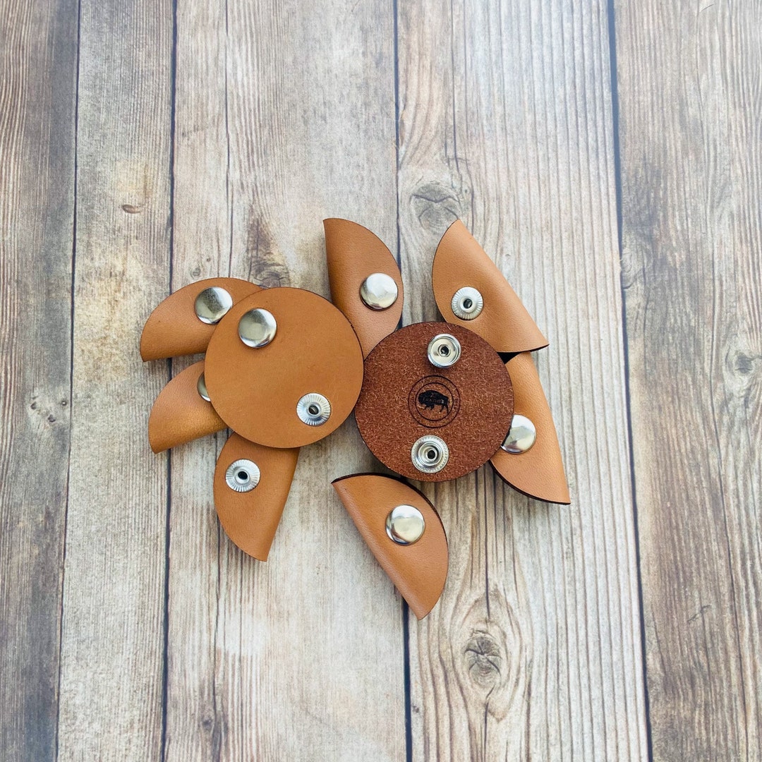 Leather Cord Organizer - Leather Cable Organizer - Cord Clip - Cable ...