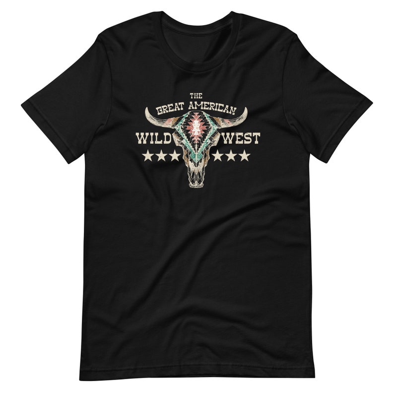 Great American Wild West T Shirt Western Graphic Tees - Etsy