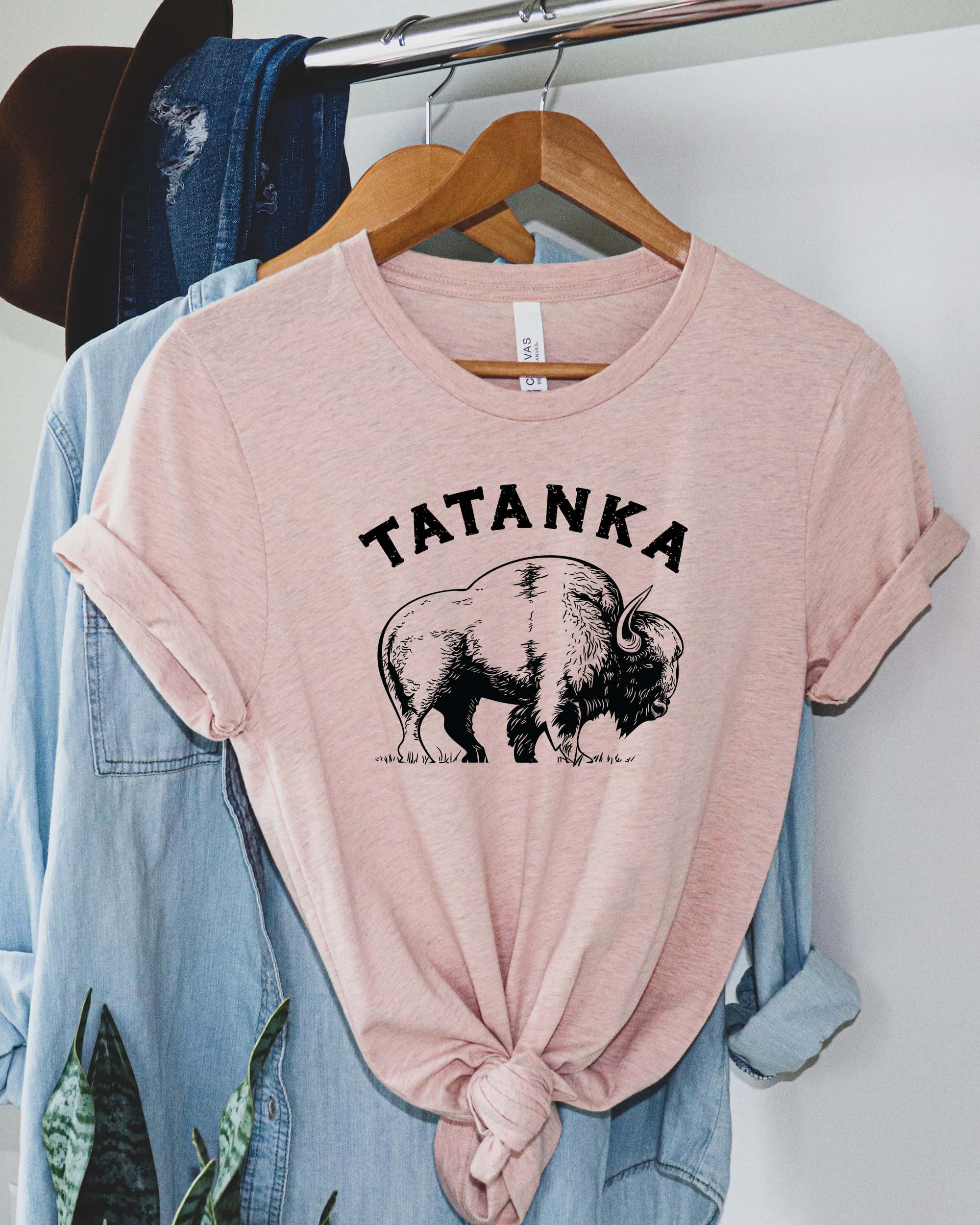 Tatanka Native American Buffalo Shirt Western Graphic Tees Western ...