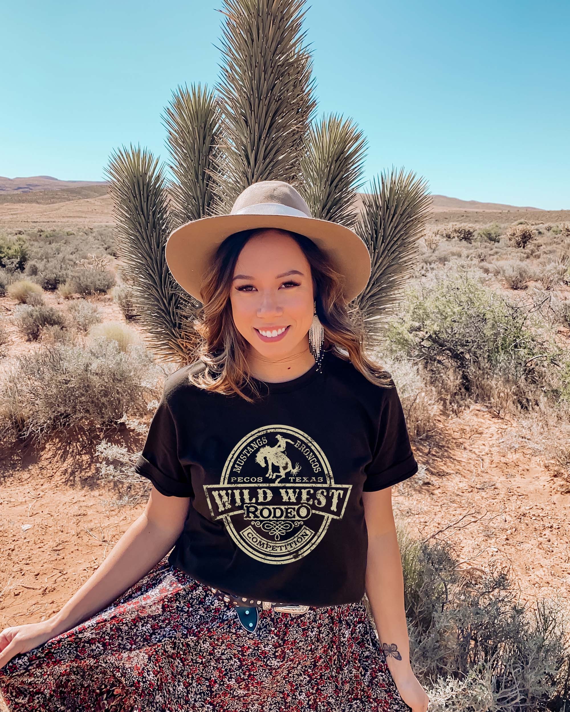 Wild West Rodeo Graphic Tee Western Shirt Vintage Western Tshirt Texas ...