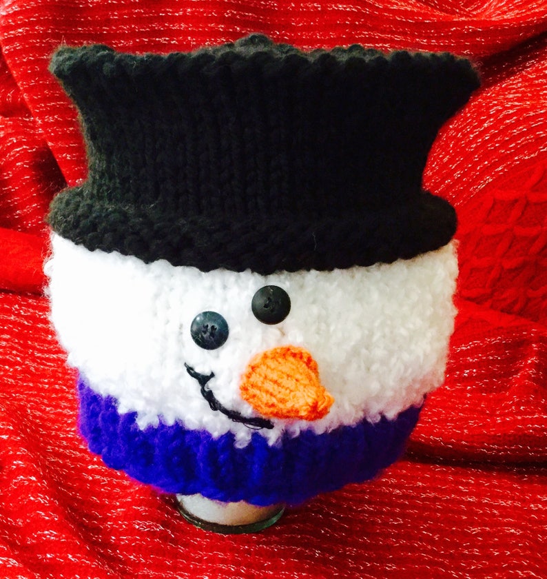 Knitted Snowman With Top Hat Pattern - It's Easy! - Etsy