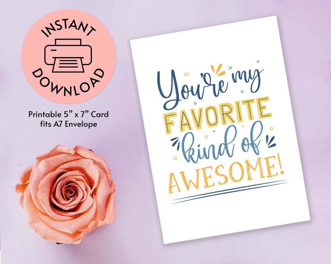 Printable Encouragement Card Thank You Card - Etsy