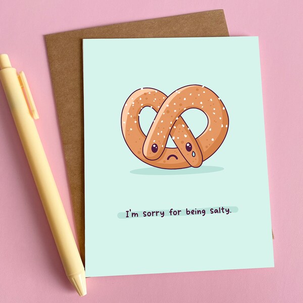 Funny Apology Card - Etsy